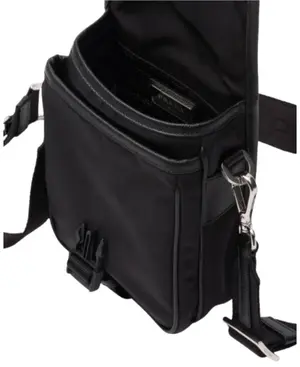 Prada Re-nylon And Saffiano Leather Shoulder Bag