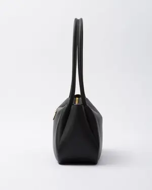 Prada Darling Medium Leather Shoulder Bag - Black