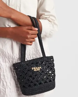 Prada Crochet Tote Bag