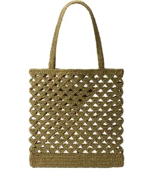 Prada Crochet Tote Bag