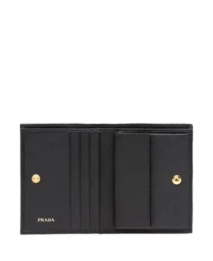 Prada Small Saffiano Leather Wallet - Black