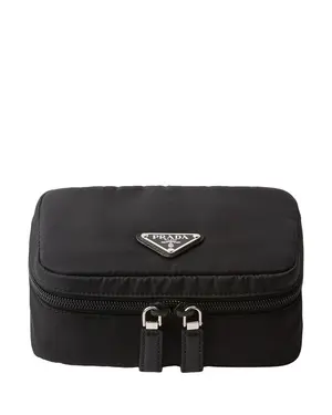Prada Re-nylon Zipper Pouch - Black