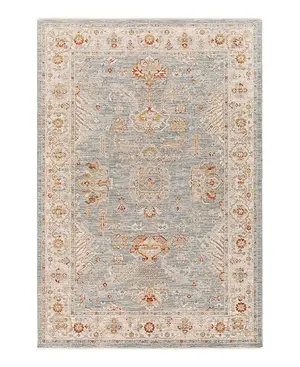 Livabliss Avant Garde Avt-2318 Area Rug, 5' X 7'5 - Denim/rust