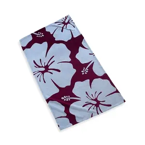 KASSATEX Hanalei Beach Towel Merlot/blu