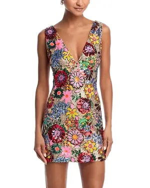 pink tweed & pearl petra mini dress Baby Pink Tweed Plaid Metallic Stitching Short Dress