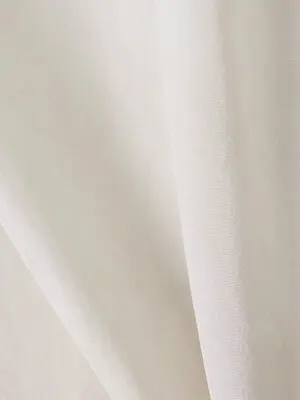 CORTANA Dali Asymmetric Silk-voile Top