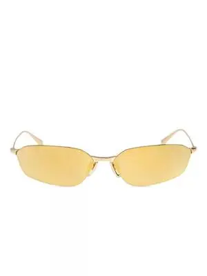 Balenciaga Hexagonal-frame Sunglasses - Gold
