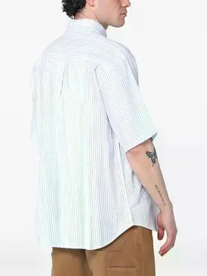 Carhartt Work In Progress Striped Cotton Shirt - Blue