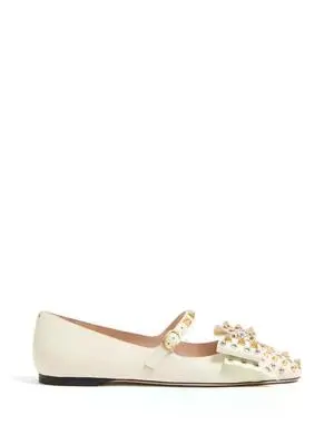 Valentino Garavani Mary Jane Ballerinas - Neutrals