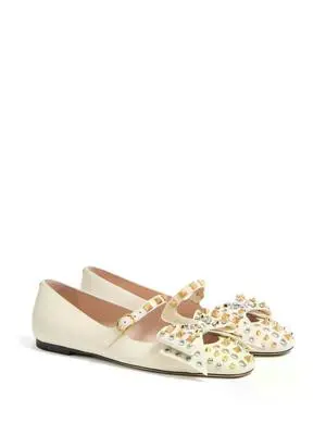 Valentino Garavani Mary Jane Ballerinas - Neutrals