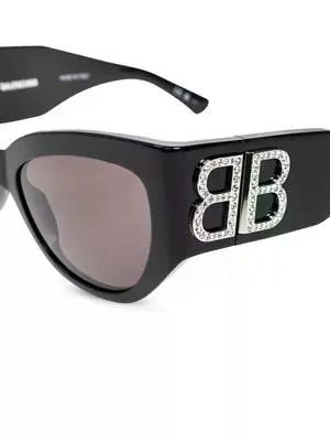 Balenciaga Bossy Cat-eye Sunglasses - Black