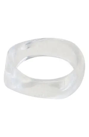 ST. MORAN Lucite® Bangle - Clear