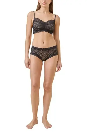 PAPINELLE Lace Bralette - Black