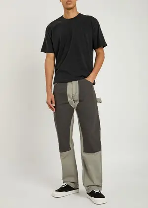 CHERRY LOS ANGELES Panelled Canvas Trousers