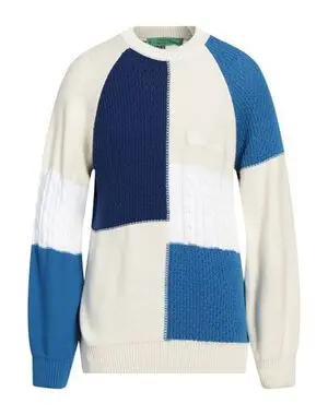 GARMENT WORKSHOP Intarsia-knit Crewneck Sweater