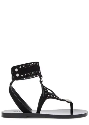 ISABEL MARANT Edil Studded Suede Sandals