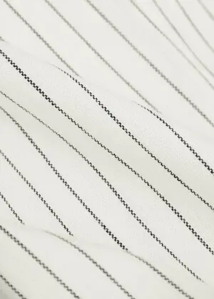 Alice + Olivia Dylan Striped Wide-leg Trousers
