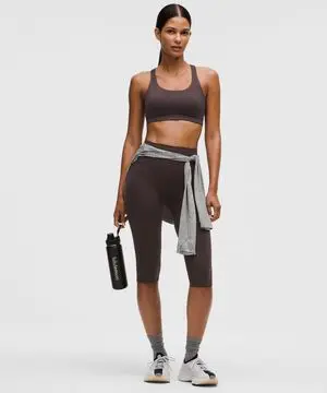 Lululemon Wunder Train High-Rise Crop 15" Sequoia