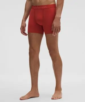 Lululemon Soft Stretch Active Boxer Brief 5" Dare Devil