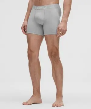 Lululemon Soft Stretch Active Boxer Brief 5 - Silver Drop