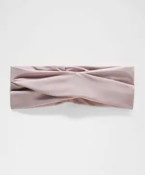 Lululemon Crossover Headband Mauve Grey