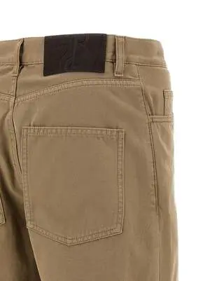 Burberry Five-pocket Cotton Canvas Pants