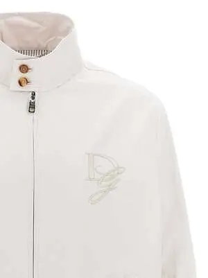 Dolce & Gabbana Logo Embroidery Cotton Jacket
