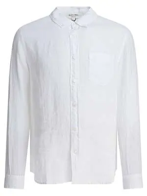 ALEX MILL Linen Mill Shirt - White