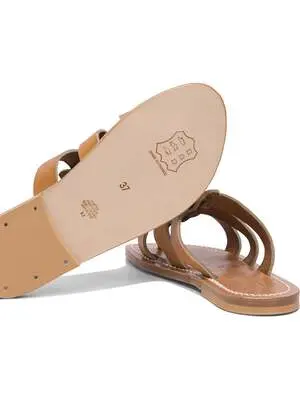 K.JACQUES Strappy Sandals - Beige