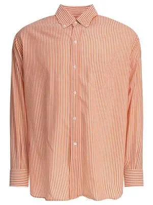 BEAMS Wool Stripe Shirt