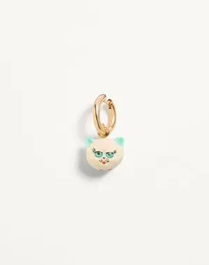 Valentino Garavani Le Chat De La Maison Single Earring - Gold/multicolour