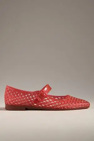 Sam Edelman Michaela Mary Jane Jelly Flats - Red
