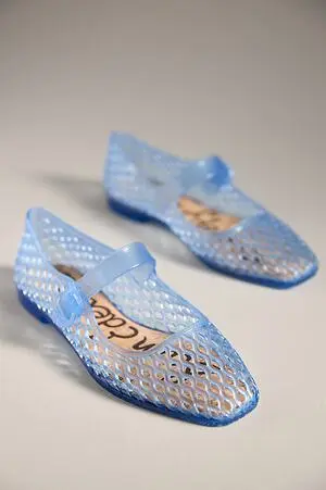 Sam Edelman Michaela Mary Jane Jelly Flats - Soft Blue