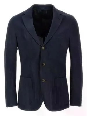 Eleventy Single-breasted Blazer - Blue
