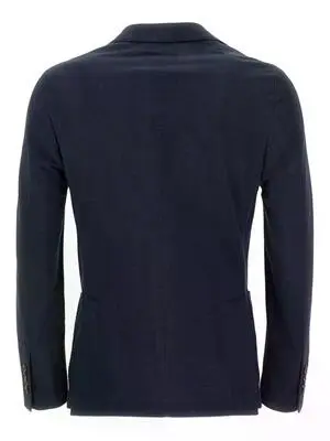 Eleventy Single-breasted Blazer - Blue