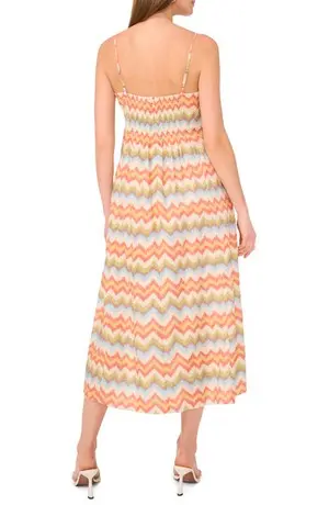 1.State Chevron Stripe Sundress
