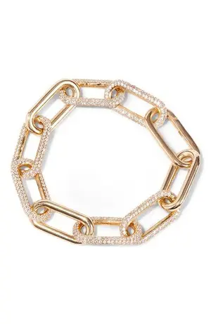 NICKHO REY Link Bracelet - White/gold