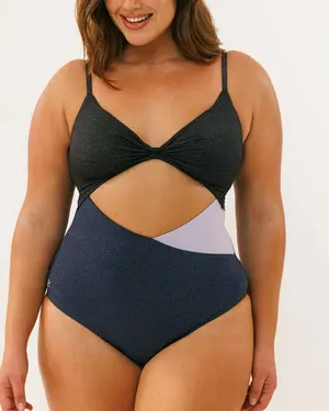 BILIBLOND One Piece Lurex Swimsuit