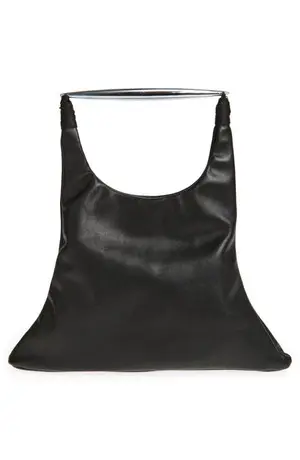 GRACE LING Spear Leather Top Handle Tote