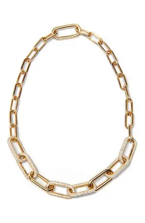 NICKHO REY Link Collar Necklace - White/gold
