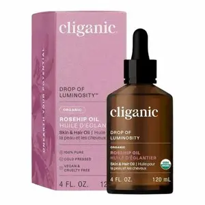 CLIGANIC Organic Rosehip Seed Oil - 4oz