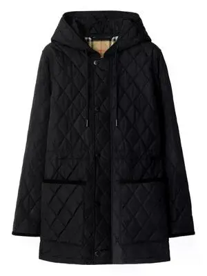 Burberry Quilted Hooded Jacket