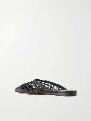 EMME PARSONS Woven Raffia Mules