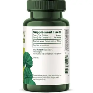 BANYAN BOTANICALS Gotu Kola Tablets 90 Tablets