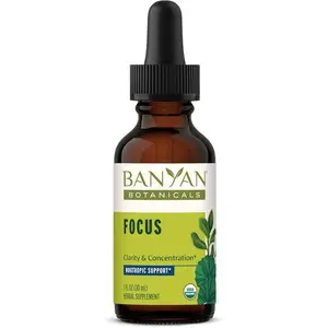 BANYAN BOTANICALS Focus Liquid Extract Organic 30 Milliliters - One-color