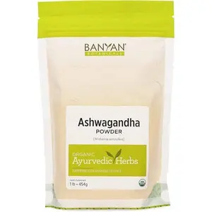 BANYAN BOTANICALS Ashwagandha Powder 454 Grams - One-color