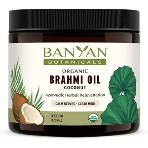 BANYAN BOTANICALS Brahmi Oil Coconut 14.5 Ounces - One-color
