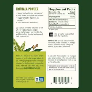 BANYAN BOTANICALS Triphala Powder 454 Grams