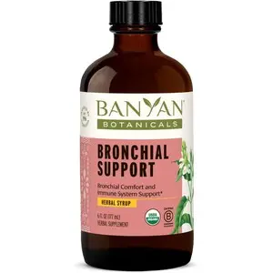 BANYAN BOTANICALS Bronchial Support Herbal Syrup 177 Milliliters - One-color