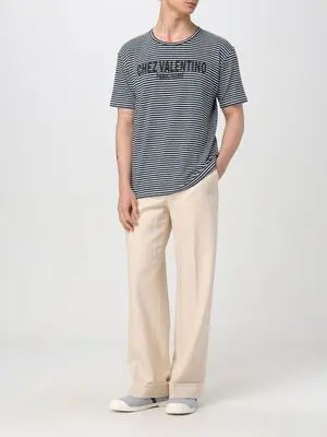 Valentino Garavani Tailored Wide Leg Trousers - Beige